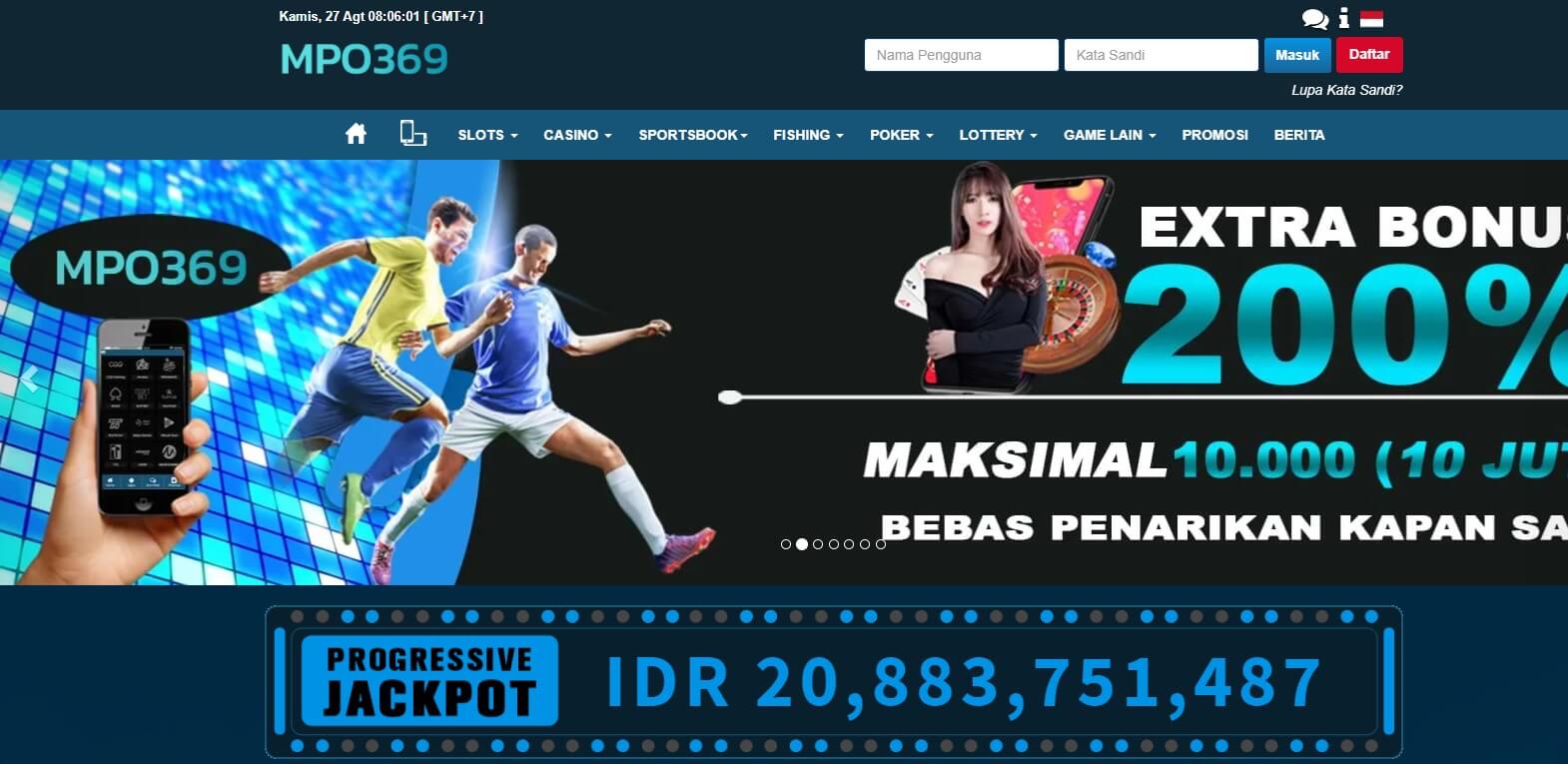 MPO369 Bonus New Member 100% - Daftar Mpo369 | Bet Gratis